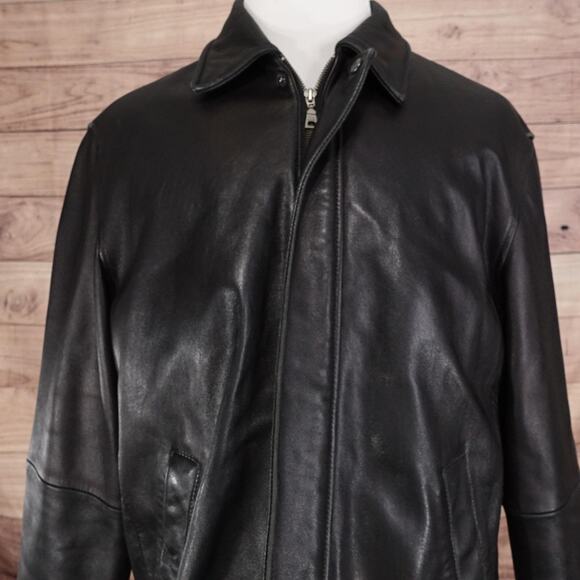 Jos. A. Bank | Jackets & Coats | Jos A Bank Leather Jacket Mens Medium ...